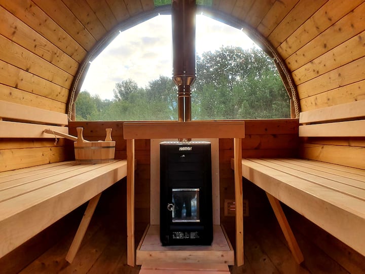 Woody Sauna En Location - Carpentras