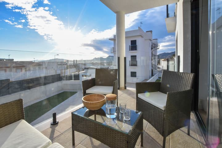 Moderní Apartmán V Docházkové Vzdálenosti Od Moře - Pulpí