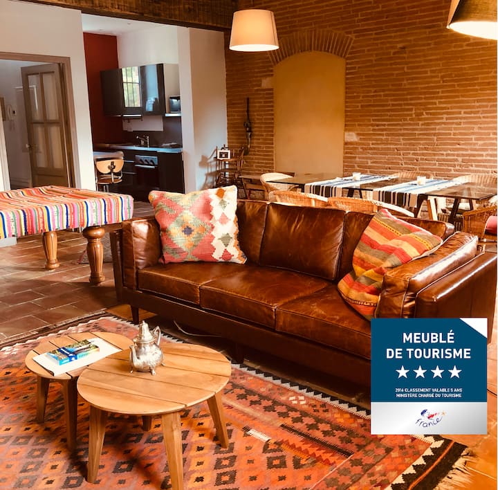 Grand Gîte De Charme 4 * Proche Airbus Et Meett - Saint-Jory
