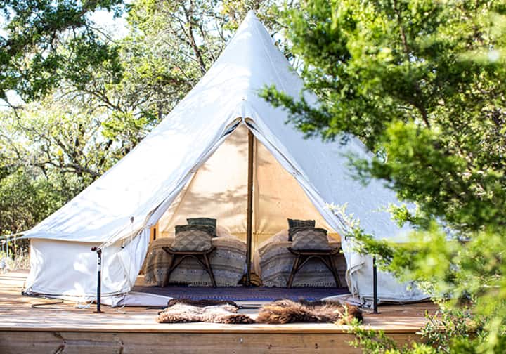 Summit Family Tent Suite @ Scenic Montesino Ranch - Wimberley