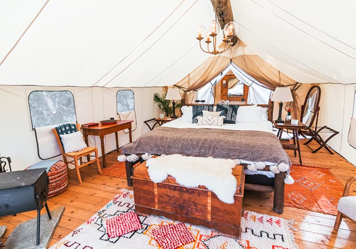 Hill Country Luxury Tent - Honeymoon Suite - Wimberley, TX