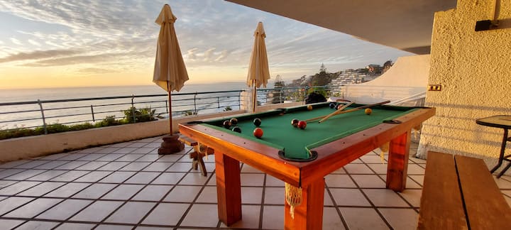 *Amplia Terraza En Primera Linea, Playa Amarilla* - Valparaíso