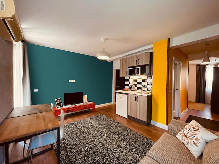 Cosy 1+1 Family Suite & Free Beach Facilities - Antalya