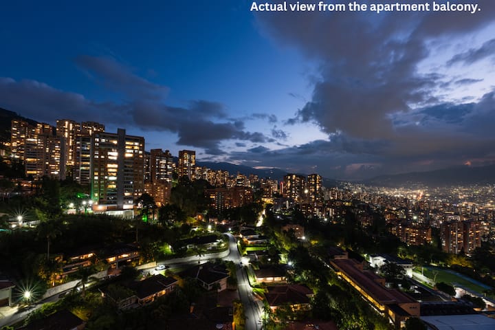 Stunning Views From 25th-floor Condo! El Poblado! - Medellín