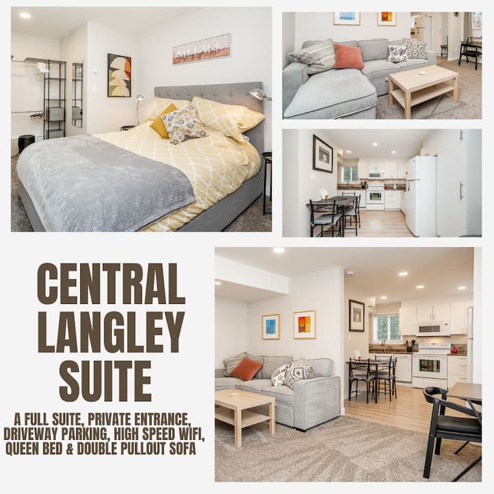 Comfy Suite In Central Langley - Langley