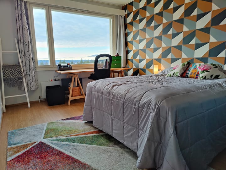 Spacious Penthouse With A View & Character - Rovaniemi