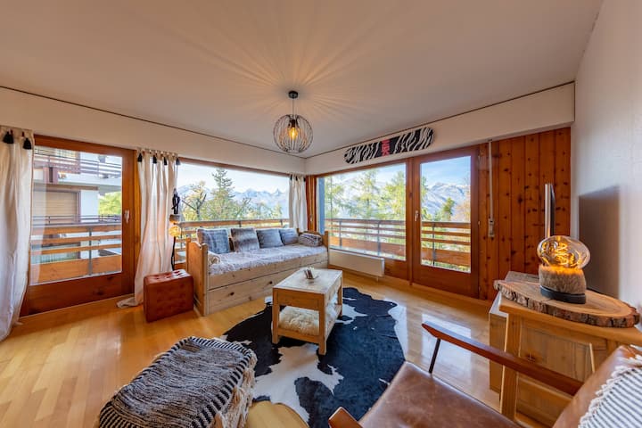 Nid D'aigle J0 - Cosy, Proche Centre, 2 Chambres - Nendaz