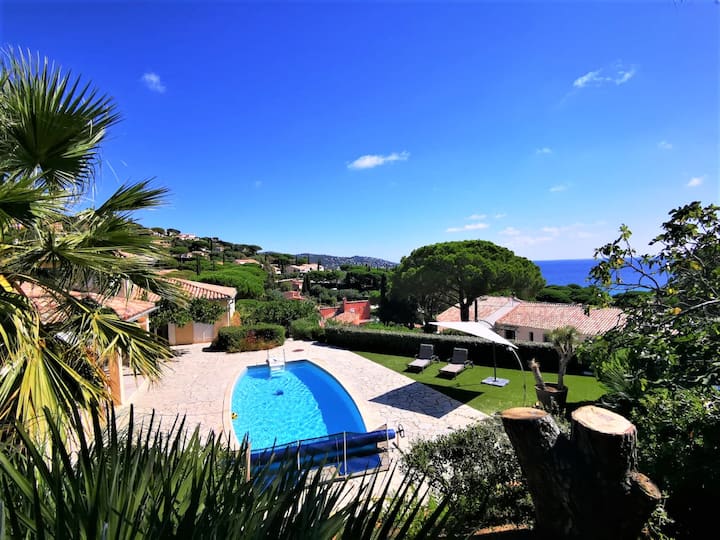 Villa Vue Mer Avec Piscine - Plage de Pampelonne