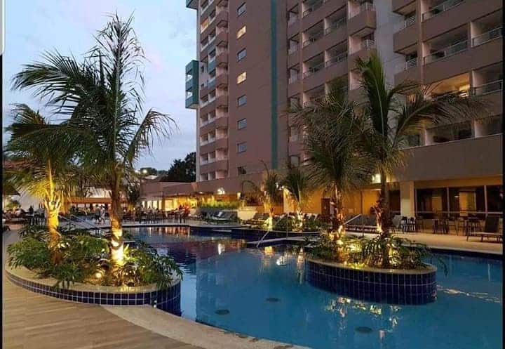 Flat Olímpia Resort Park Próximo Ao Parque Thermas - Olímpia
