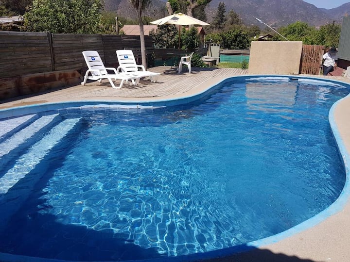 Agradable Casona De Campo Con Piscina Olmue - Olmué