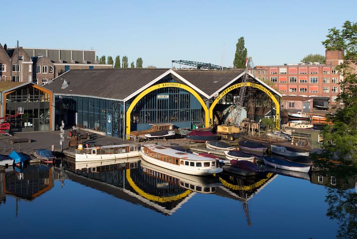 Historical Sailing Ship In The Center Of Amsterdam - Zaandam