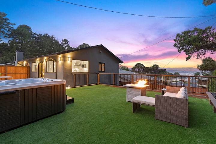 Stunning Views, Hot Tub W/ 4 Bd - San Bruno, CA