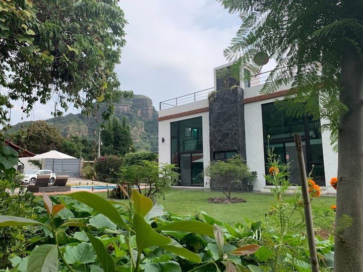 Loft Romance Con Piscina Y Vista A La Montaña - Tepoztlán