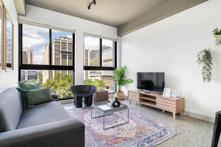 Lovely 1 Bed - Rooftop Pool &Aircon - 5min > Cticc - 캠스 베이