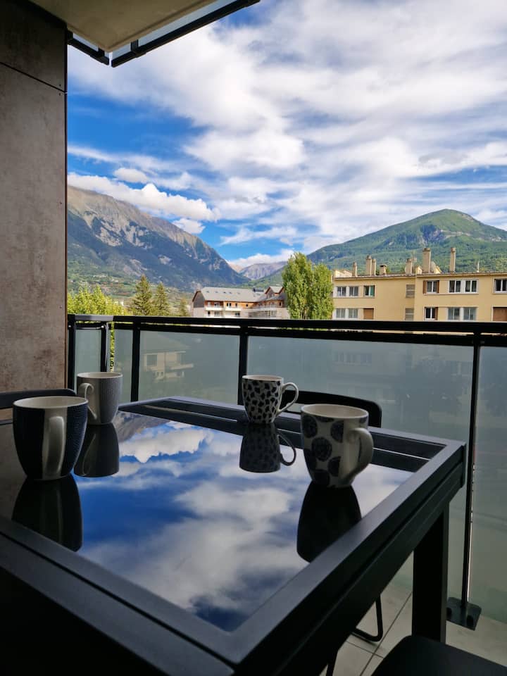 Appartement Neuf, Centre, Arrivée/départ Flexibles - Embrun
