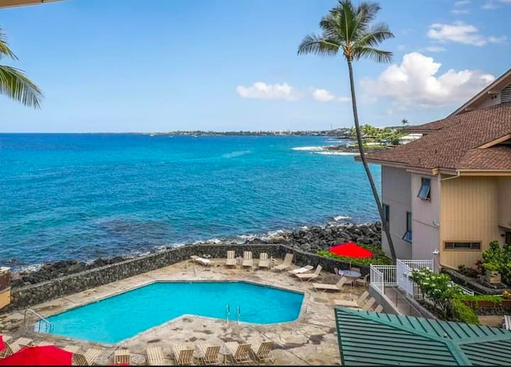 Unobstructed Ocean Views, Pool, Snorkel, Sleeps 6 - Kailua-Kona, HI