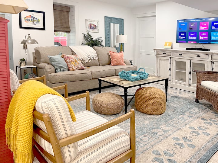 King Bedroom/bath, W/d, Kitchen, Low Weekly Rates - Beaufort, NC