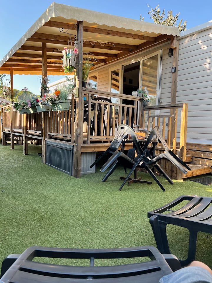 Mobilhome Sur Camping 4 éToiles 6/8p. - Puget-sur-Argens