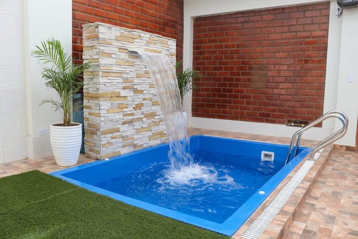 Casa Privada Con Piscina, Parrilla En El Mismo Ica - 