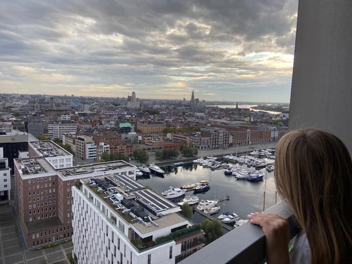 Uniek Appartement - Mooiste Uitzicht Op Antwerpen! - Antwerpen