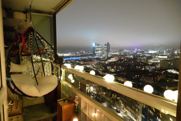 Amazing View, 2 Bedroom With Balcony, City Center - Oslo