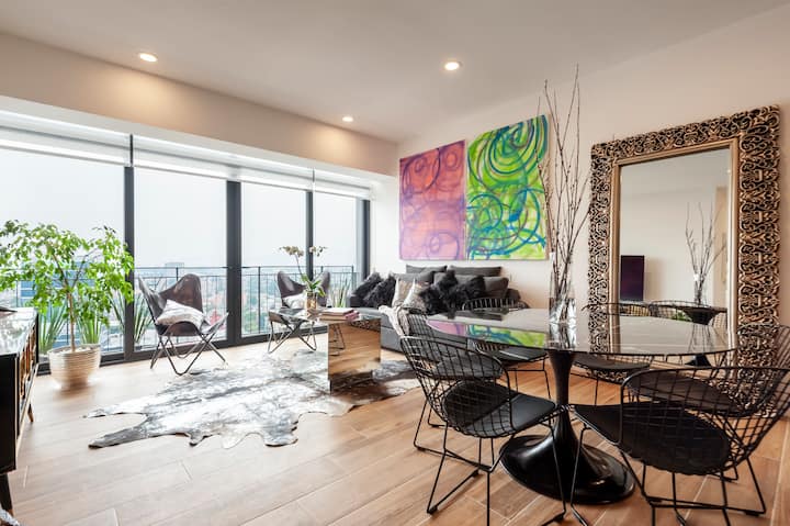 Stunning High-rise Panoramic Apartment Polanco 3bd - Mexico City
