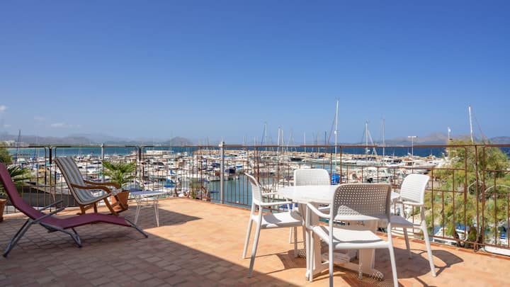 Sunny Studio With Large Terrace And Sea Views - Can Picafort
