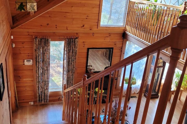Spacious Custom-built Log Home - Hot Springs, VA