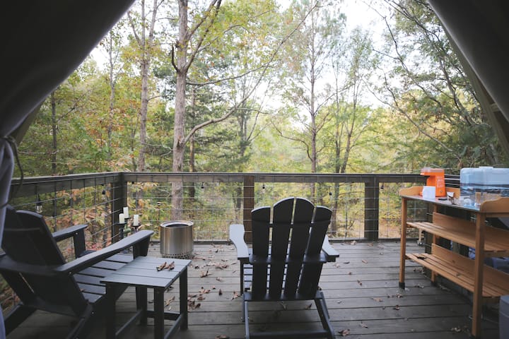 G-1 Glamp In Bohamia - 268 Acre Forest Retreat - Talladega, AL