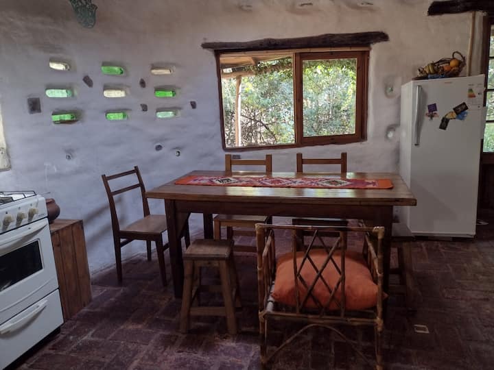 Construcción Natural,techo Verde,amplias Galerias - Cosquín