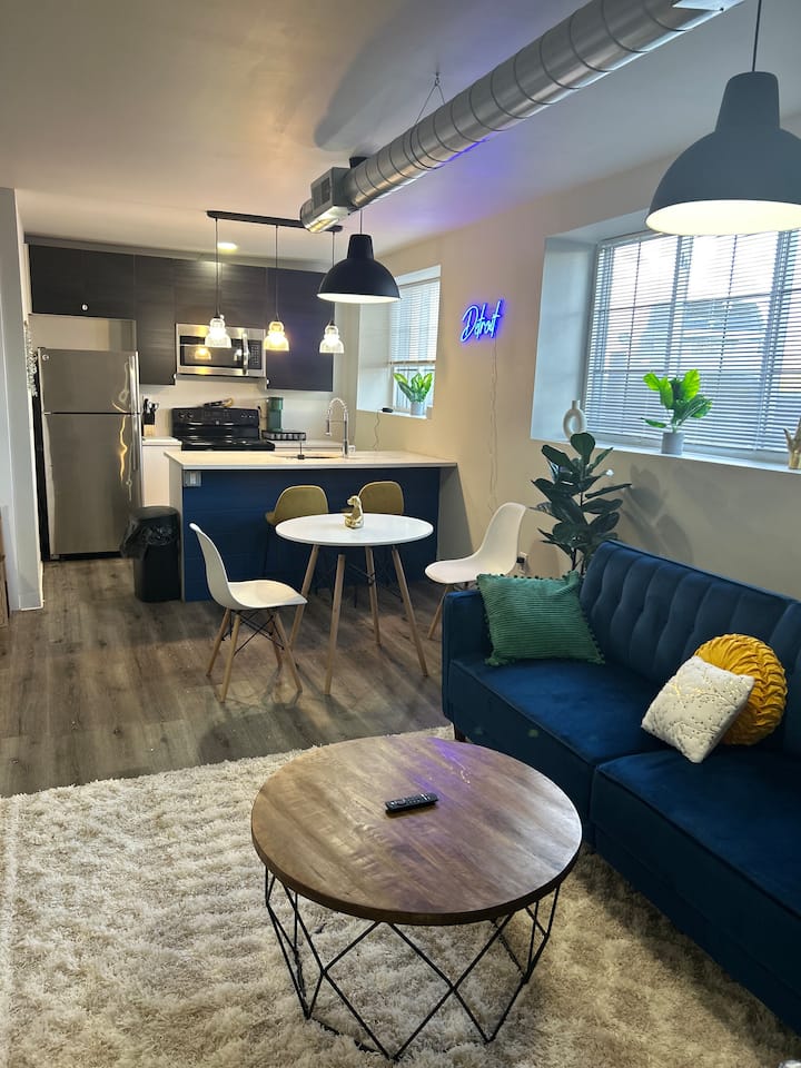 Modern Loft Apt In Historic Building/free Parking - Detroit