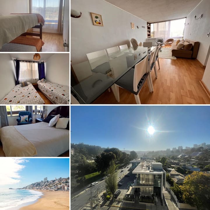 Departamento Cerca De La Playa Y Estacionamiento. - Concón