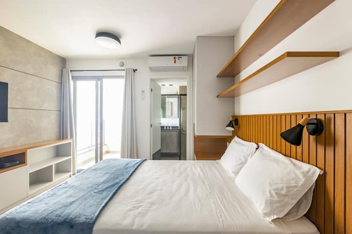 Studio Novo Próximo à Av Paulista E Mackenzie. - São Paulo