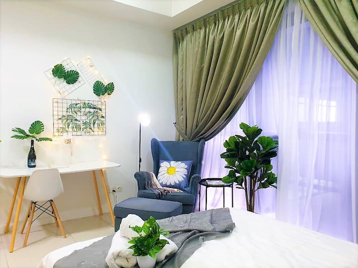Flexihome Studio (Cozy Corner) - 1 Queen 2 Single - Petaling Jaya