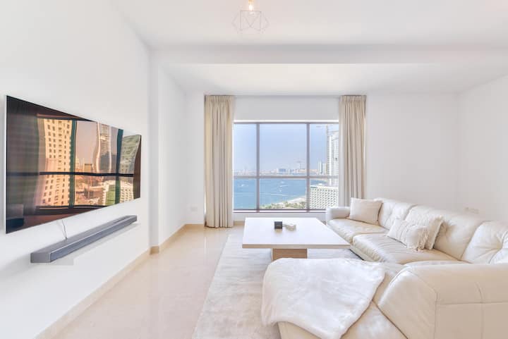 Deluxe Retreat Jbr ~ Million Dollar View ~ Balcony - Dubai Marina
