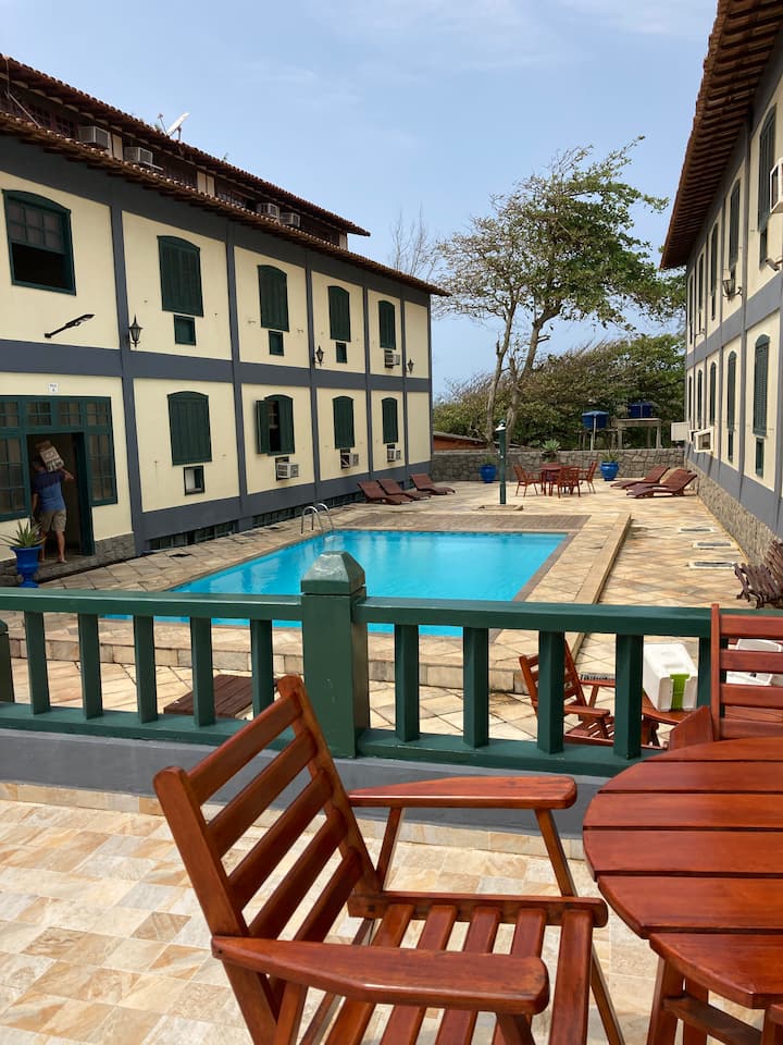 Flat Frente Mar Na Praia Do Pero Com Piscina - Cabo Frio