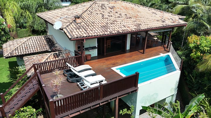 Casa Na Ilhabela Com Vista E Piscina. - Ilhabela