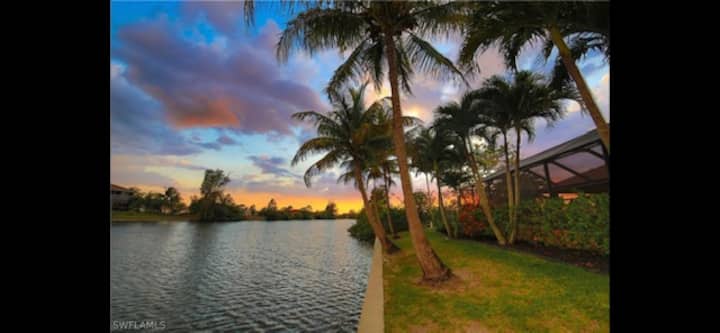 Sanctuary W/covered Heated Saltwater Pool On Canal - Cape Coral, FL