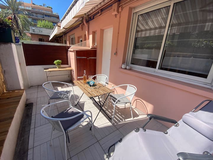 Grand Studio / 2 Pieces Qualite - Menton