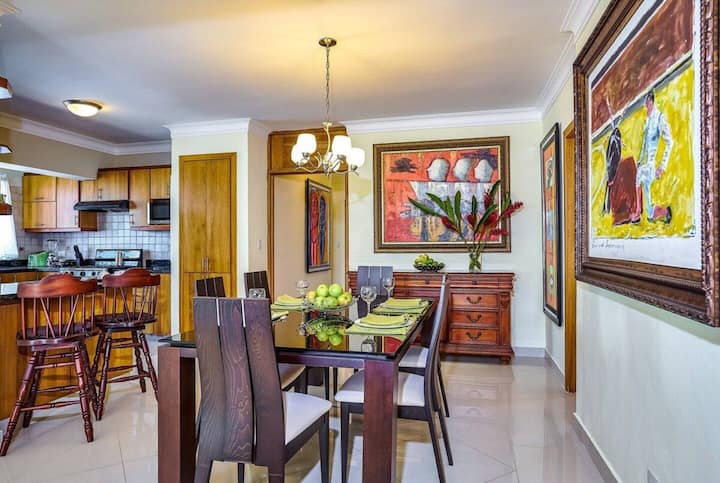 Spacious 3br Apt W/balcony, Ac, Big Tvs, Wi-fi - Santo Domingo