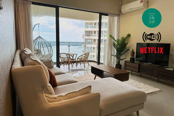 Modern Balinese 3bed Seaview @ Danga Bay Jb Town - Johor Bahru