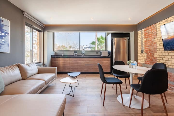 Loft 8 : Terrasse, Kingbed Salon Et Salle à Manger - San Pedro Garza García