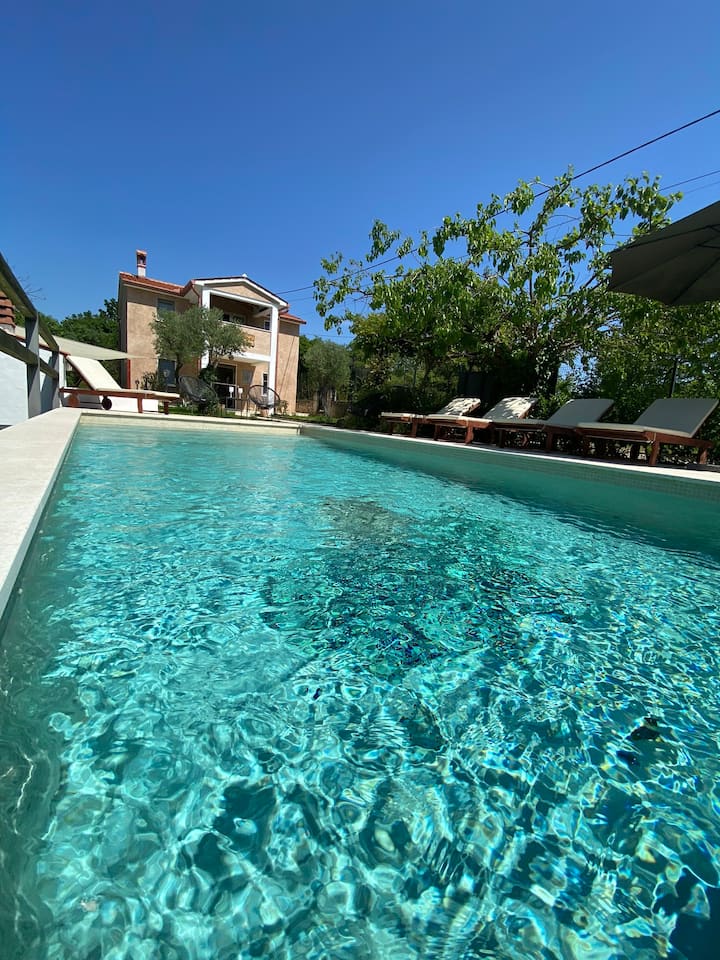 Wellness House Oliva With Heated Salt Water Pool - Rabac