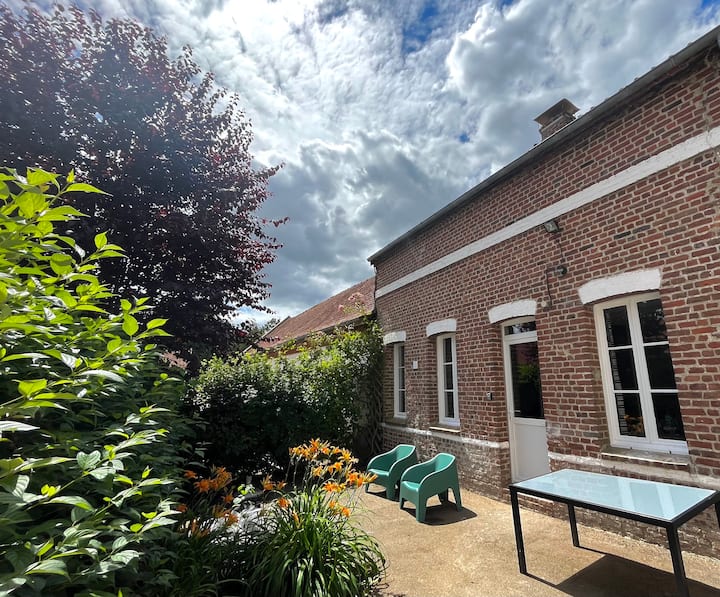 Gîte à La Ferme Remis à Neuf - Le Vert Bois - Montreuil-sur-Mer