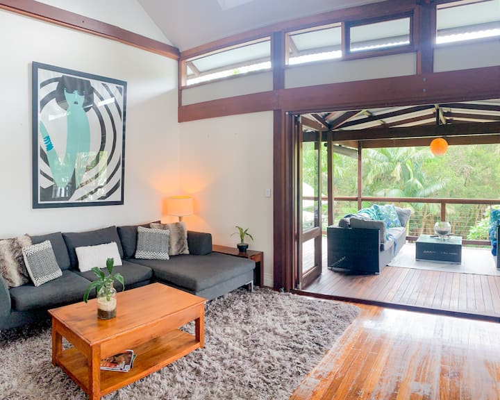 Byron Treehouse Peaceful 2 Bdrm Paperbark View - Byron Bay