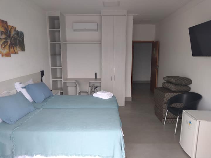 Flat Encantador Em Marina -