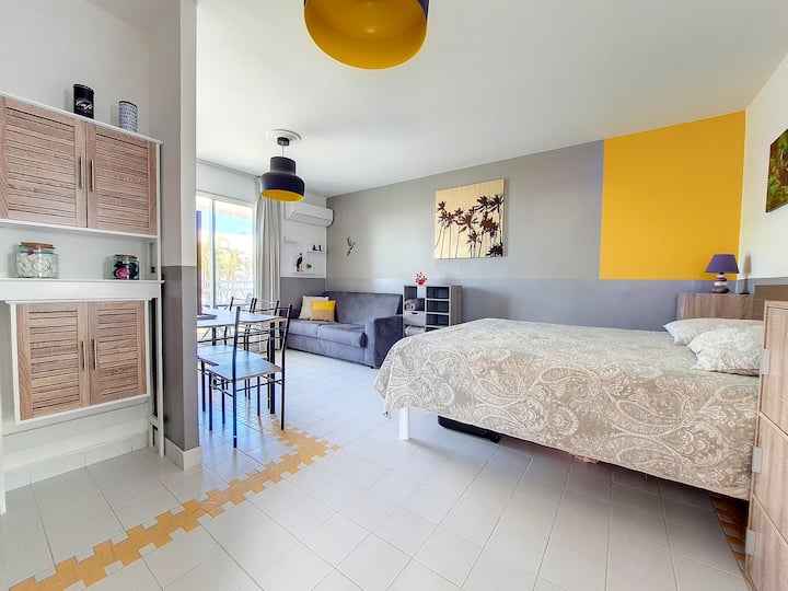 Bel Appartement Dans Résidence Avec Piscine/plage - Saint-François