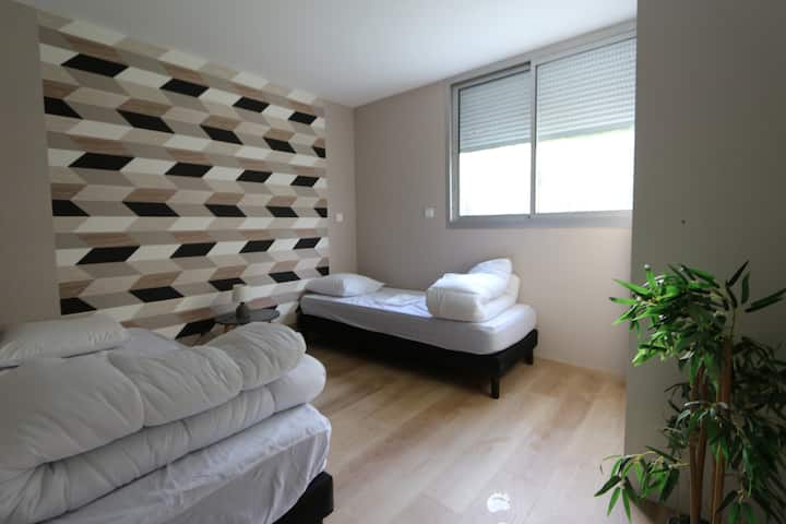 Appart Neuf 7lits Clim 24/24code - Cholet
