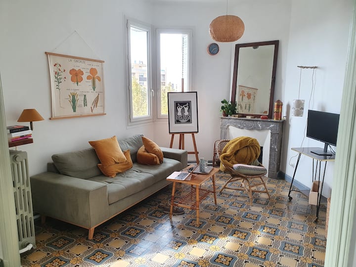 Bel Appart 3 Chambres à 2 Pas De La Friche - Marseille