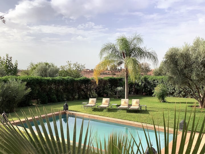 Villa Berbère Exclusive Avec Piscine & Vue Atlas - Maroc